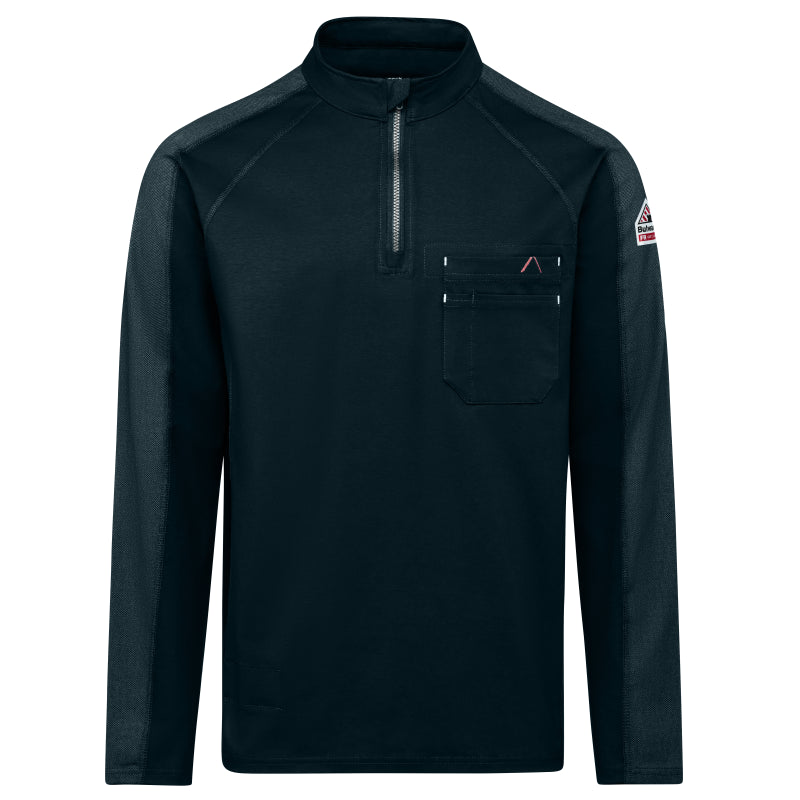Bulwark® FR Men's 1/4 Zip Flex Knit - STZ2 — Safety Vests And More Canada