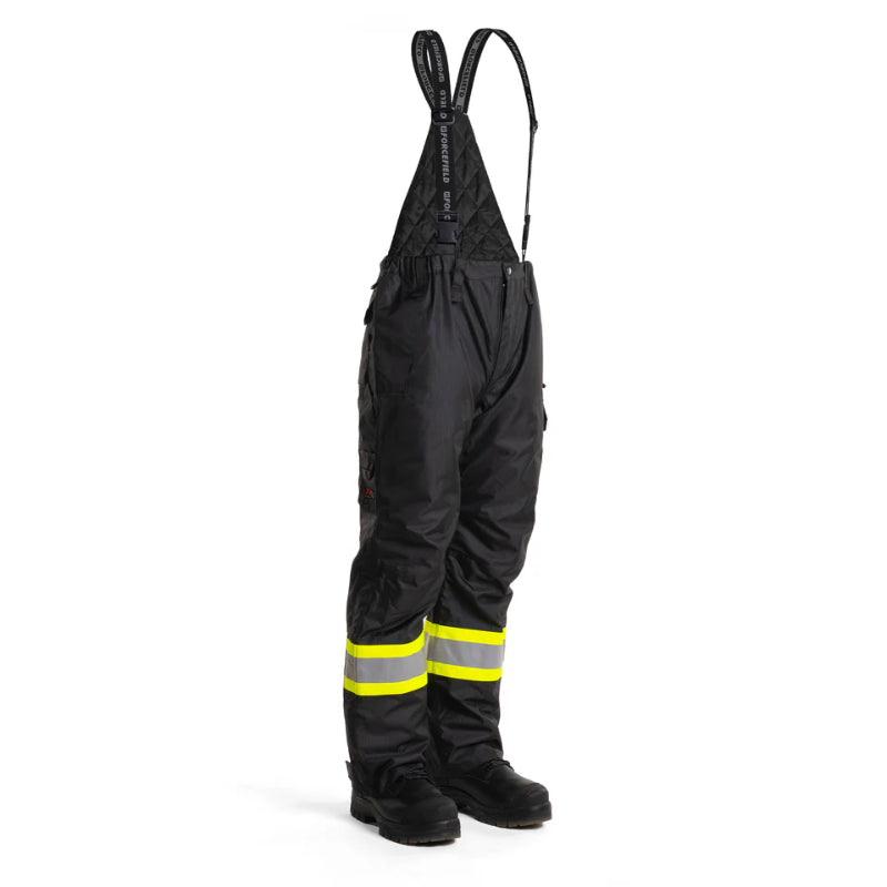 Forcefield® Hi-Vis Black Flame-Resistant (FR) Ripstop Medium Weight Li ...