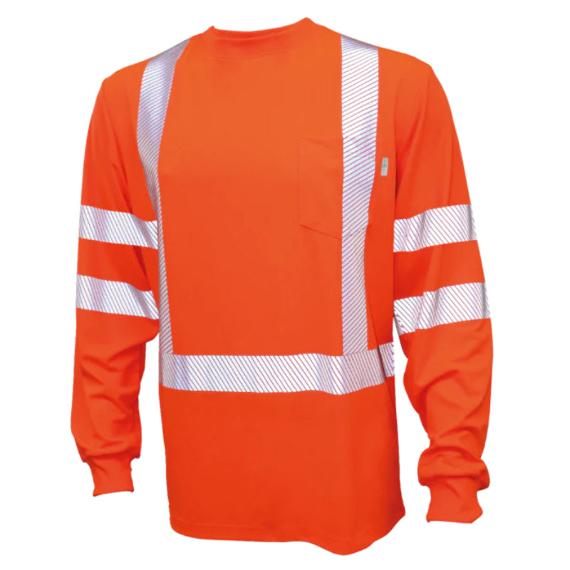 Gatts Workwear® Hi-Visibility Long Sleeve Safety Shirt - STX2LS ...
