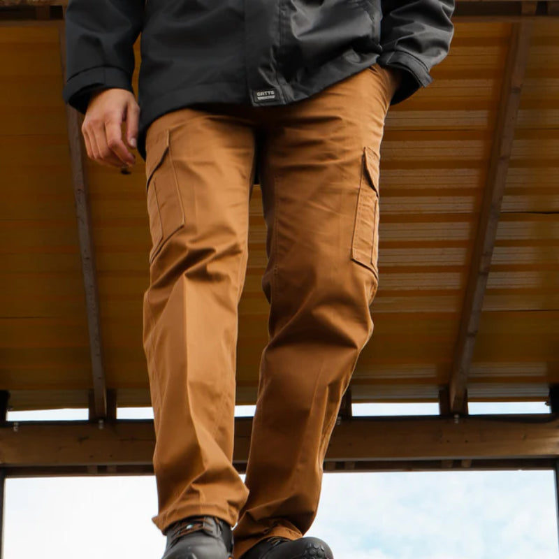 Gatts Workwear® Stretch Cargo Work Pant - Tan - 011EX — Safety Vests ...