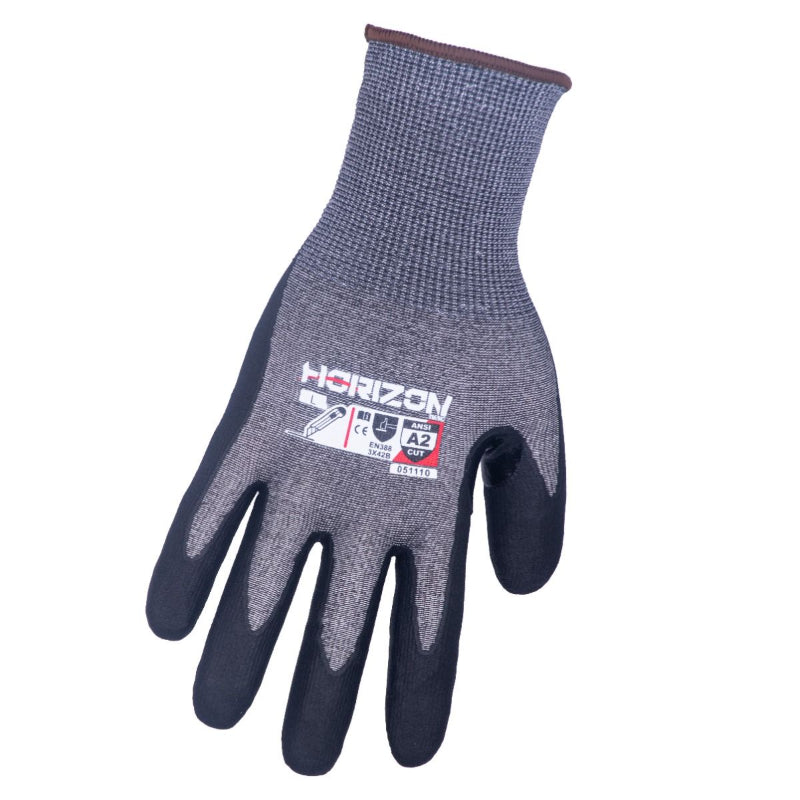 Horizon® ANSI A2 Cut Resistant Foam Nitrile Safety Gloves - 51110 ...