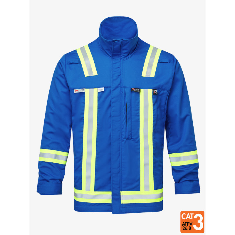 IFR Workwear® Skyline Bomber Jacket - Reflective Tape - Style 112 - Bl ...