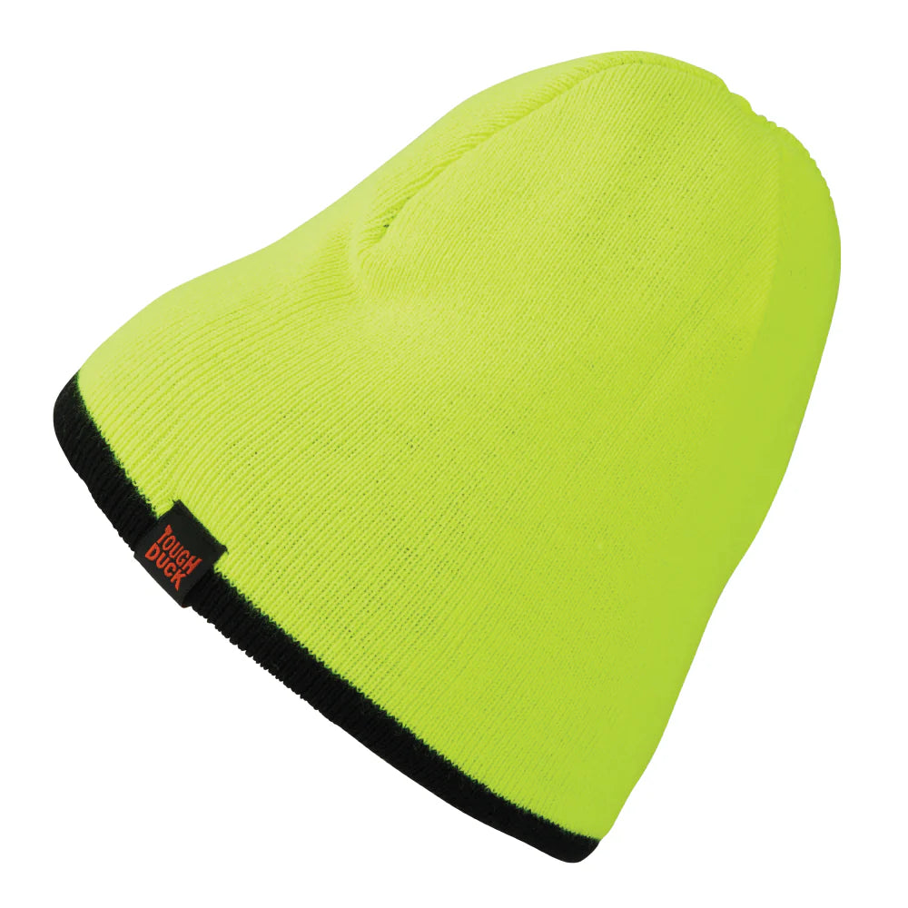 Tough Duck Hi-Vis Reversible Safety Beanie - SA2831 — Safety Vests And ...