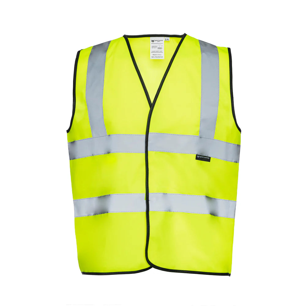 Two Band High Visibility Solid Safety Vest - 101 Series - Non CSA ...
